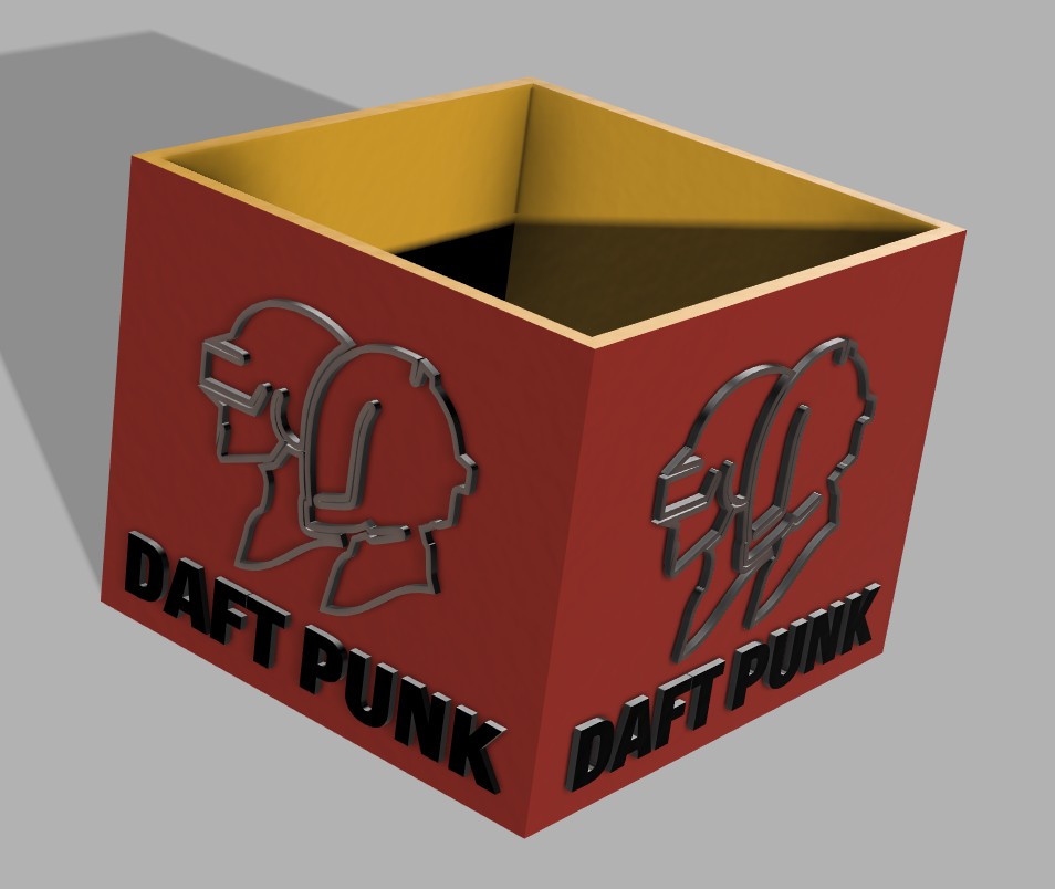 STL file Daft Punk box・3D printable model to download・Cults
