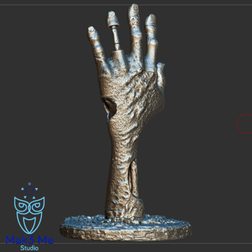 Download STL file Zombie Hand - Hand Undead, ABC, FBX, MTL, OBJ, STL ...