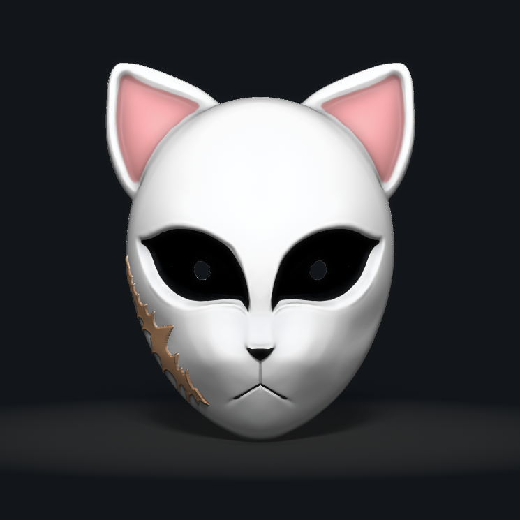 3D file File : Cosplay Demon Slayer Kyojuro Rengoku mask in digital ...