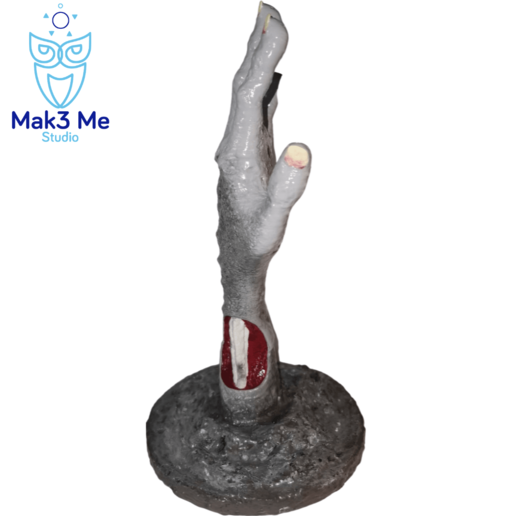 Download STL file Zombie Hand - Hand Undead, ABC, FBX, MTL, OBJ, STL ...