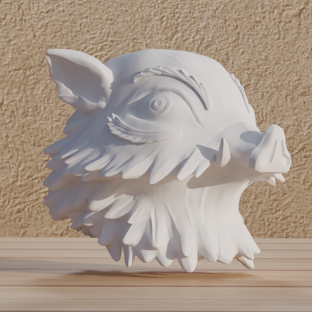 3D file File : Cosplay Demon Slayer Inosuke Hashibira mask in digital ...