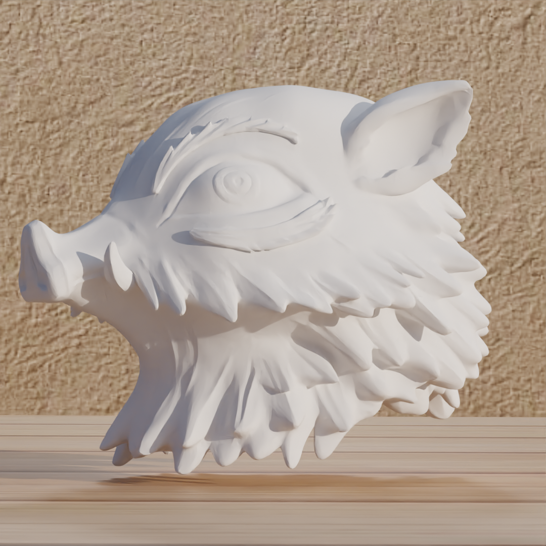 3D file File : Cosplay Demon Slayer Inosuke Hashibira mask in digital ...