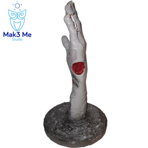 Download STL file Zombie Hand - Hand Undead, ABC, FBX, MTL, OBJ, STL ...