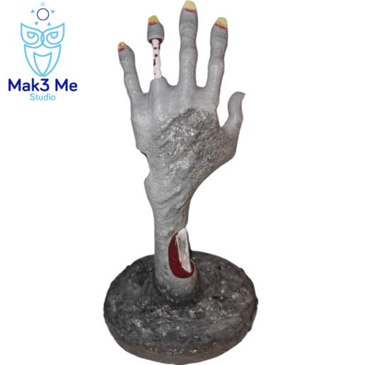 Download STL file Zombie Hand - Hand Undead, ABC, FBX, MTL, OBJ, STL ...