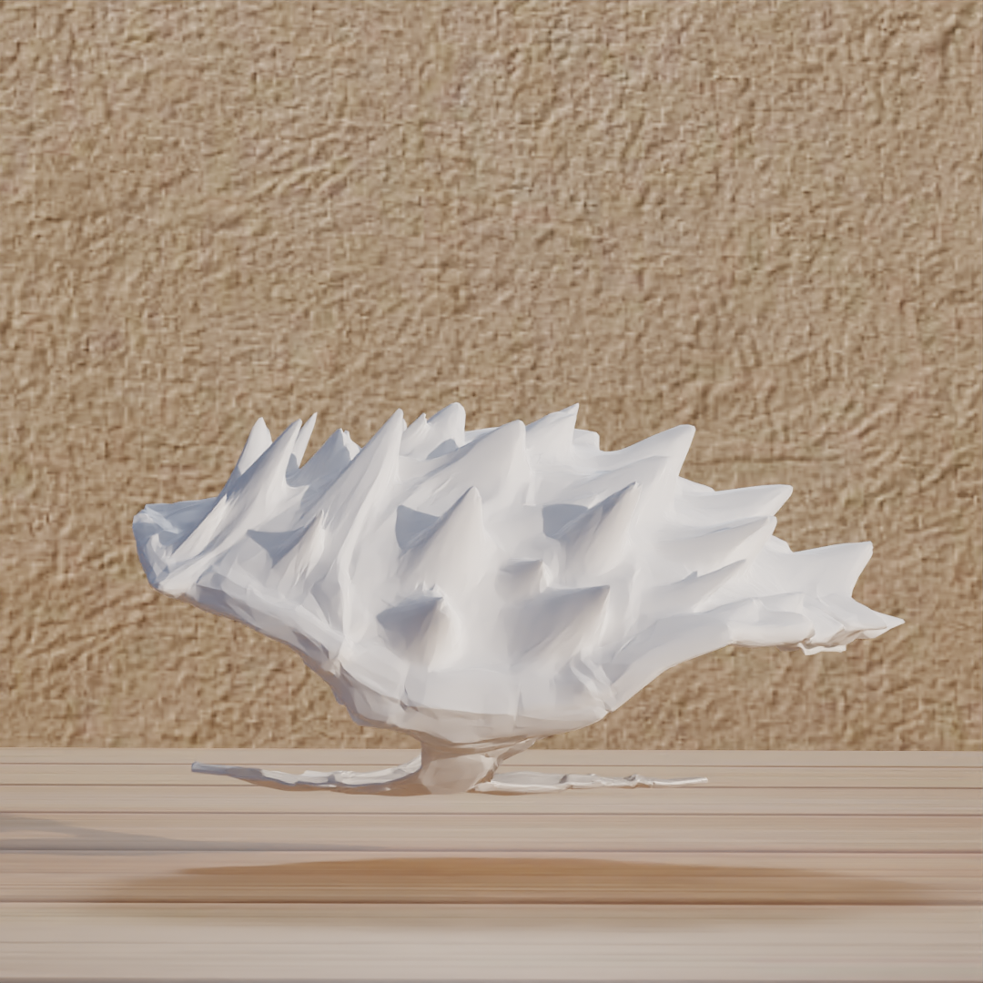 Archivo 3D Fichero : Animales Caparazón de tortuga con espinas en ...