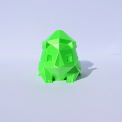 3D printing Low-Poly Bulbasaur ・ Cults