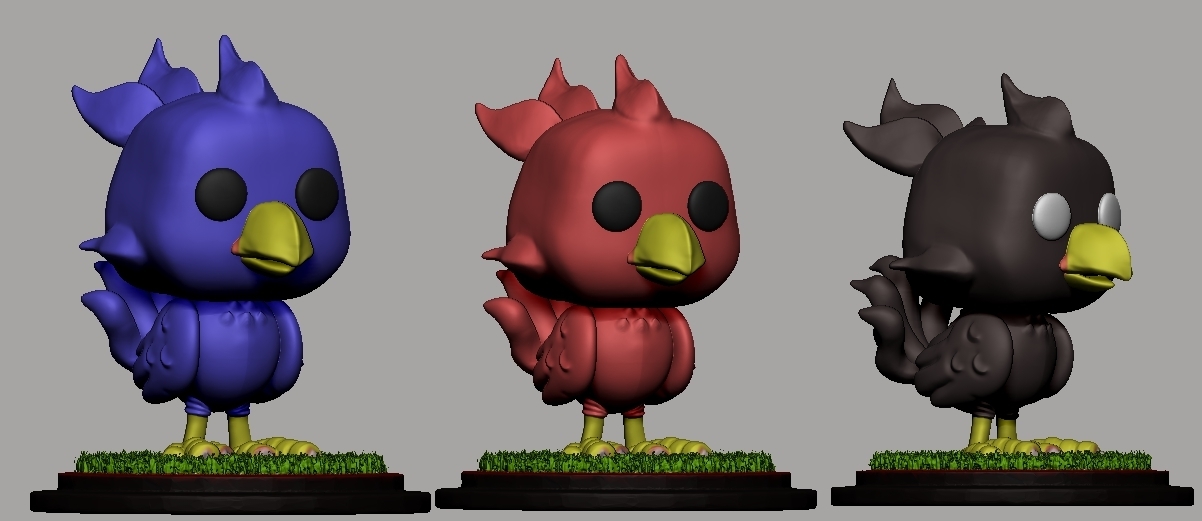 STL file Chocobo PopFunko・3D printer model to download・Cults