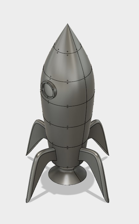STL file Rocket・3D print design to download・Cults