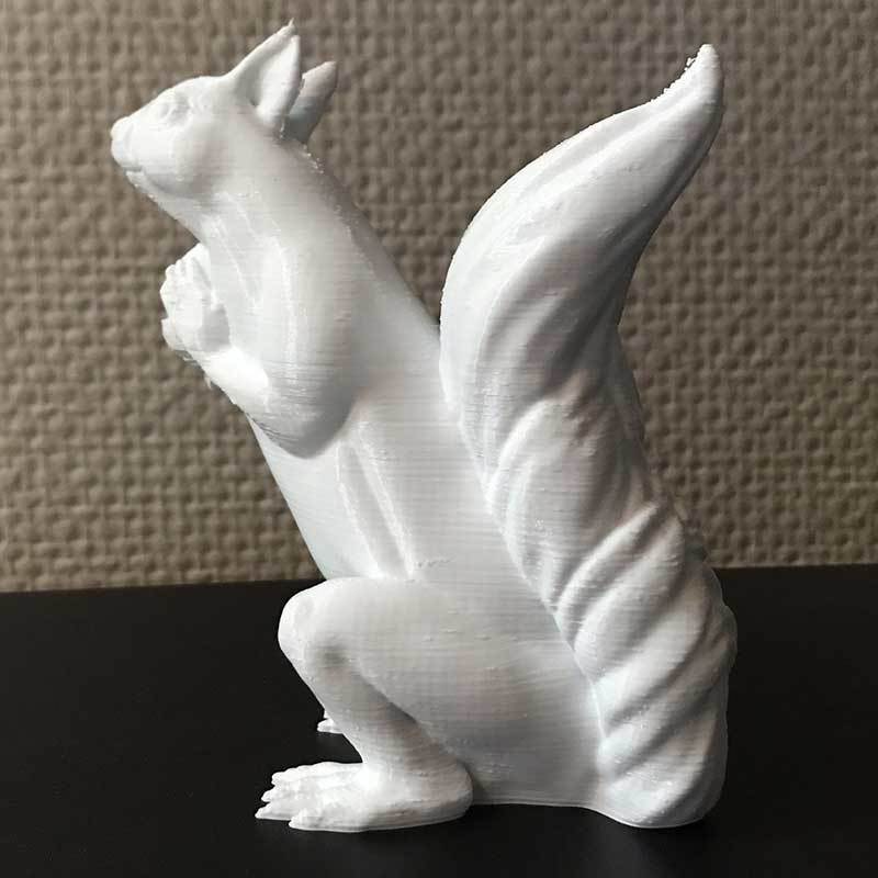 3D printing Squizzle! A No supports Squirrel Sculpt • made with Dagoma ...