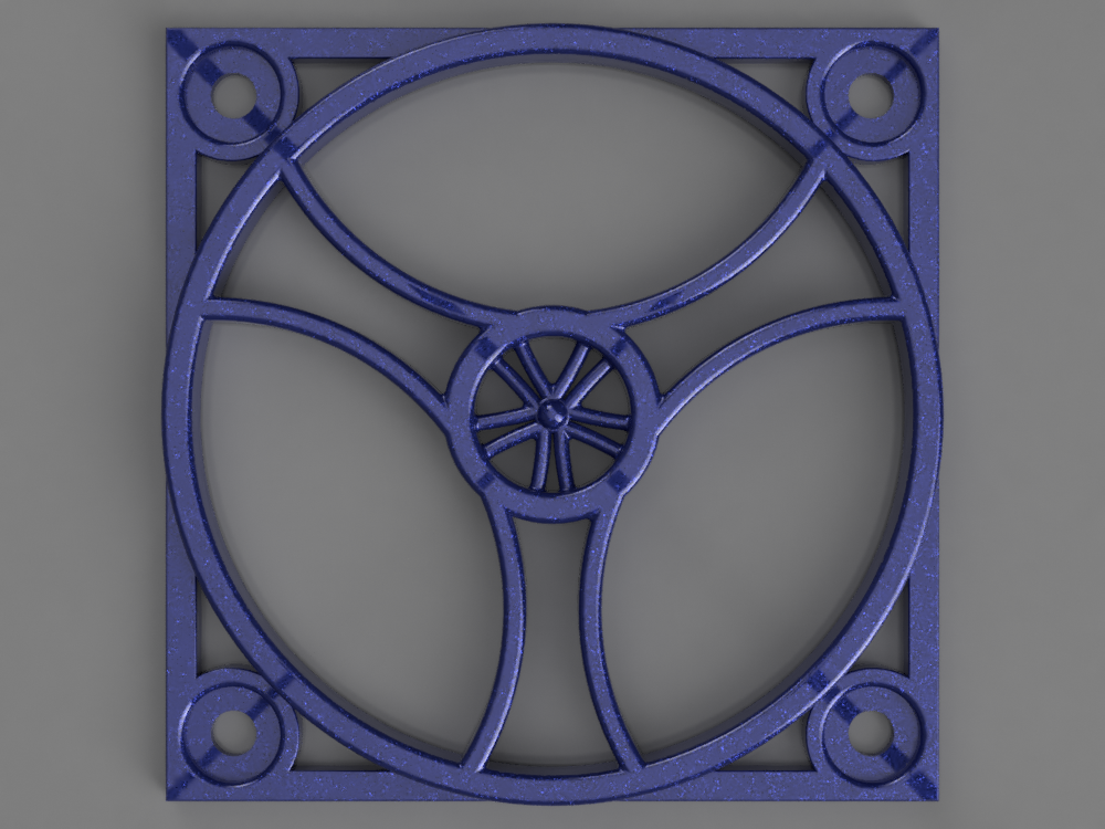 STL file 50mm Fan Cover・3D printer model to download・Cults