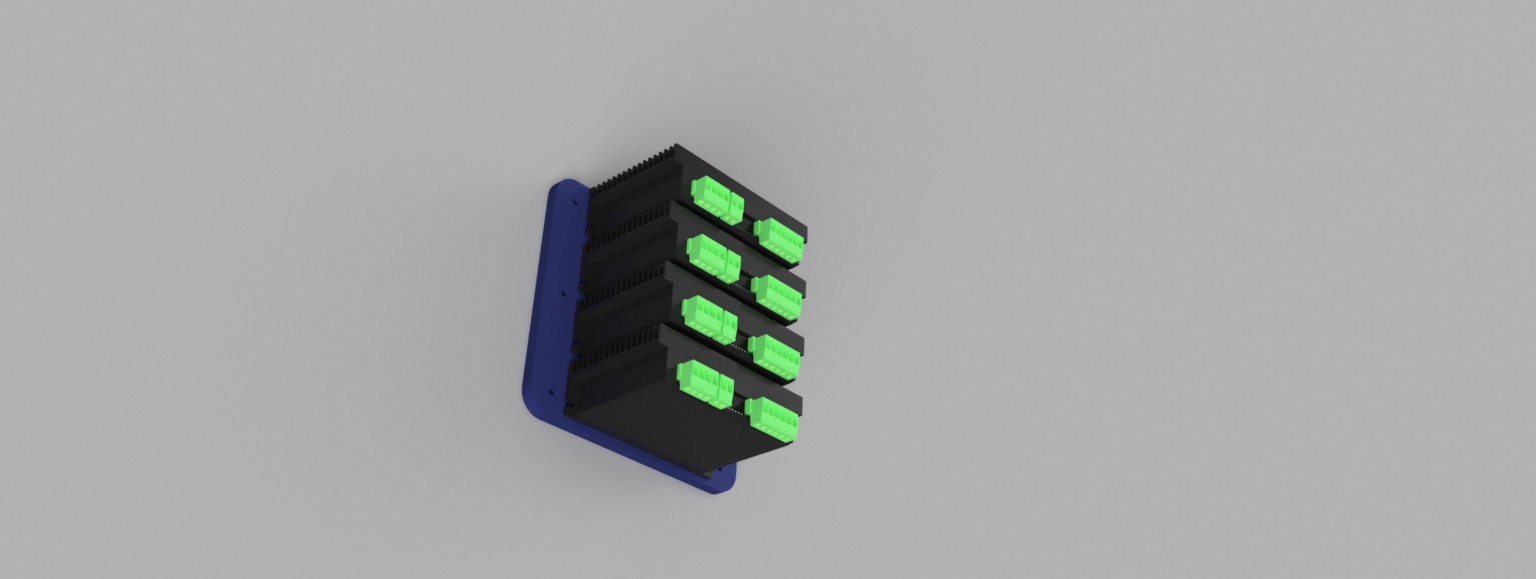 Free STL file m542h stepper driver rack.・3D printable object to ...