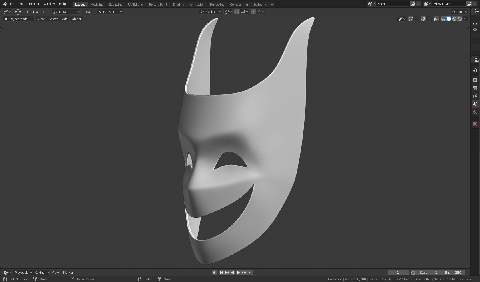 STL file Halloween kind mask 🎃・Design to download and 3D print・Cults