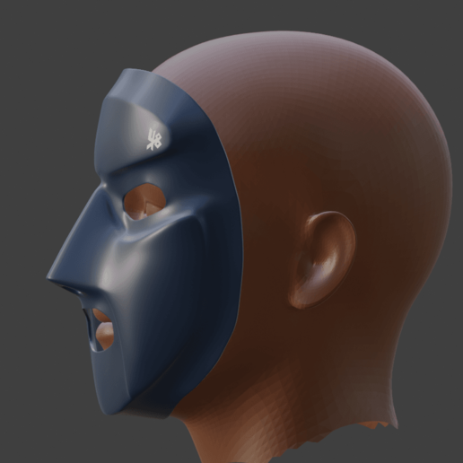 Download STL file M Huncho Mask • 3D print template ・ Cults
