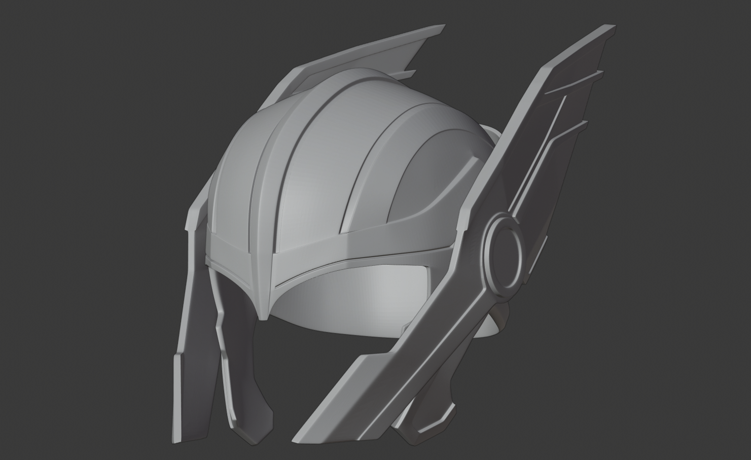 STL file Thor Helmet from Thor 3 Ragnarok・Design to download and 3D ...