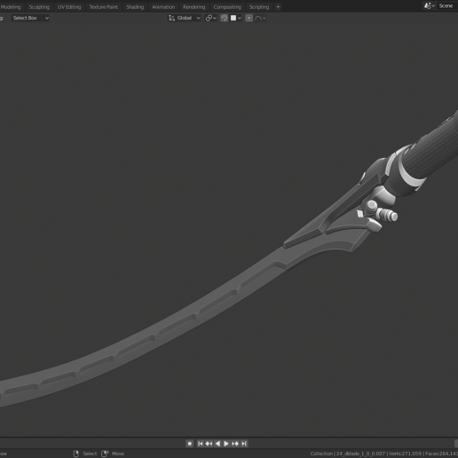 Download STL file Genji Blackwatch sword • 3D printable design ・ Cults