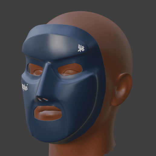 Download STL file M Huncho Mask • 3D print template ・ Cults