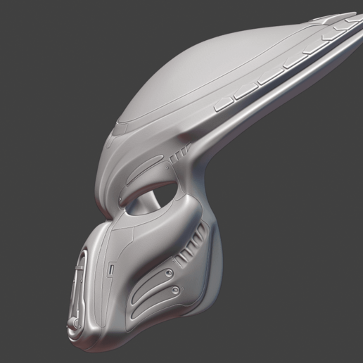 Download 3D printing designs Fugitive Predator Helmet with laser from ...