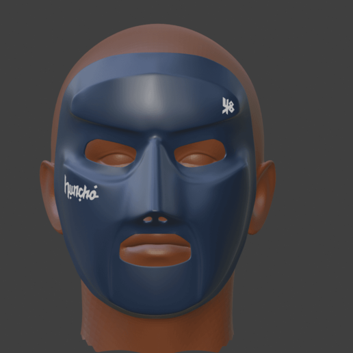 Download STL file M Huncho Mask • 3D print template ・ Cults
