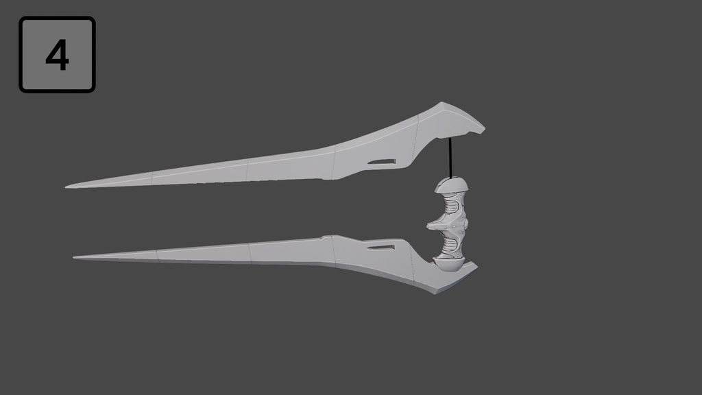 Free 3D file Halo energy sword! 😇・3D printable model to download・Cults