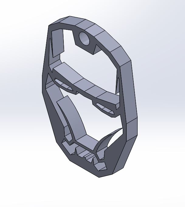 Free STL file Iron man keychain・Object to download and to 3D print・Cults