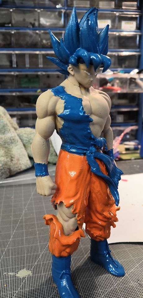 3D printer Blue Goku Dragon Ball Z • made with creality ld-002r・Cults