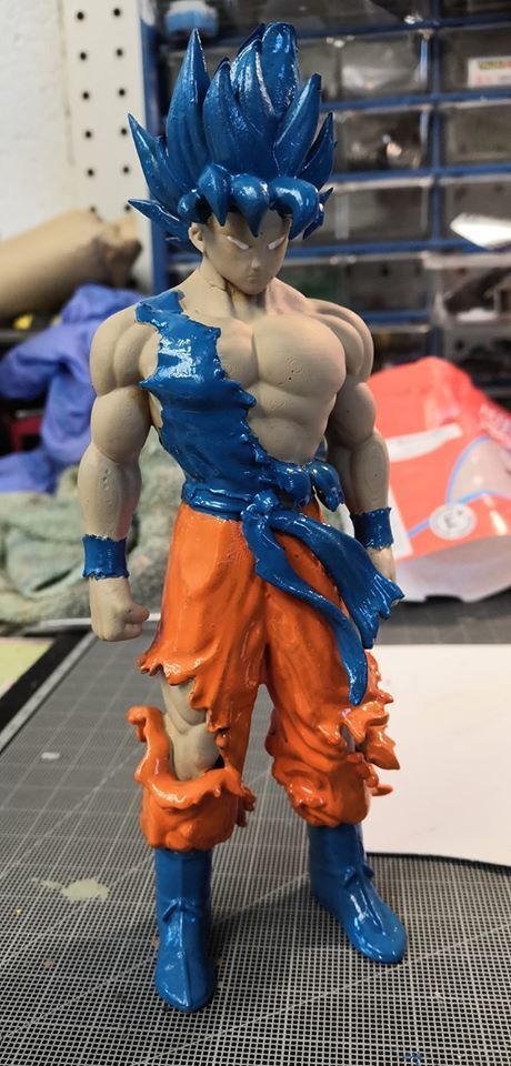 3D printer Blue Goku Dragon Ball Z • made with creality ld-002r・Cults
