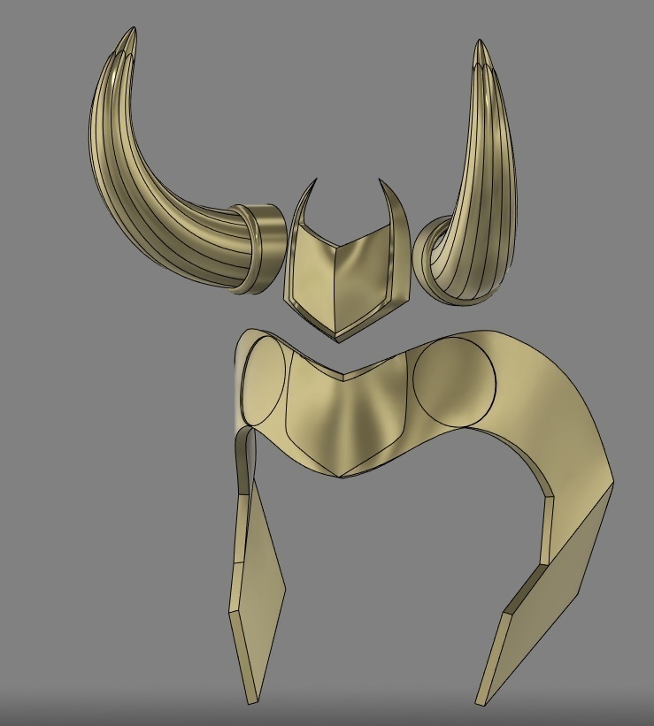STL file Loki Crown・Model to download and 3D print・Cults
