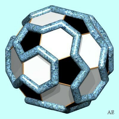 Free 3D file hamiltonian cycle on truncated icosahedron・Template to ...