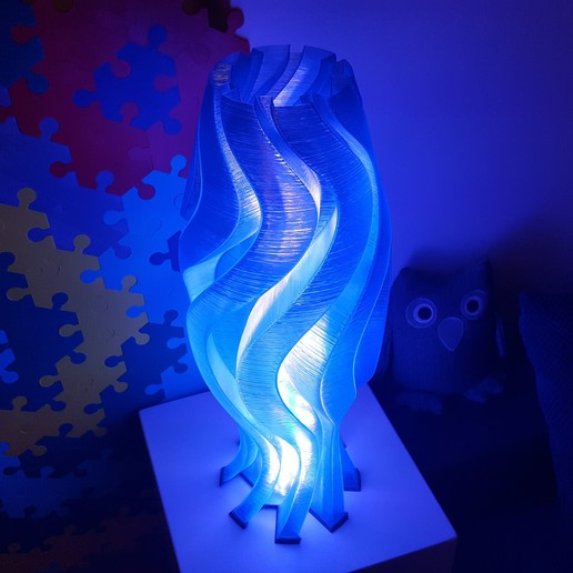 Download free 3D printer files Blue Vase/Lamp ・ Cults