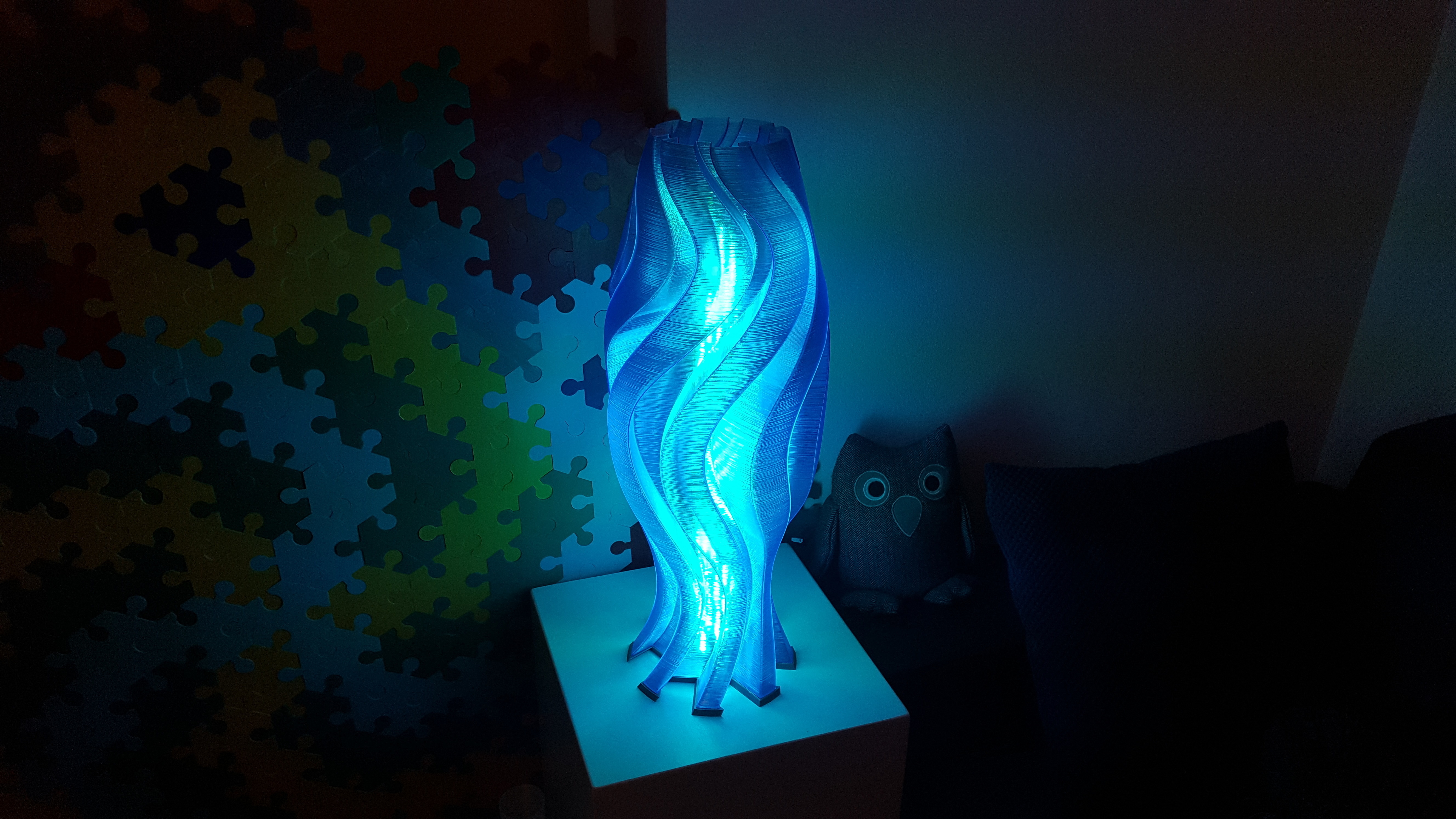 Download free STL file Blue Vase/Lamp • Model to 3D print ・ Cults