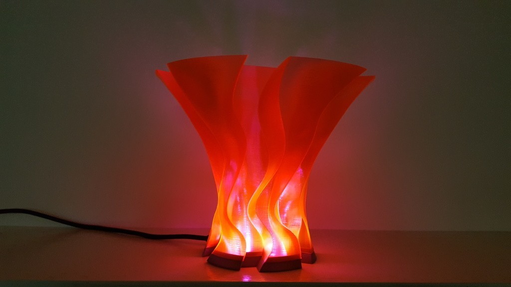Download free STL file Flame Lamp • 3D printer template ・ Cults