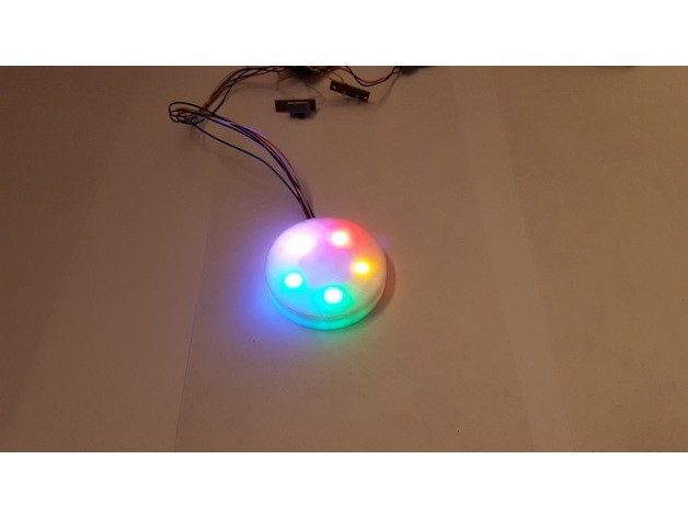 Free STL file Simple LED Base for lamp shades・Model to download and 3D ...