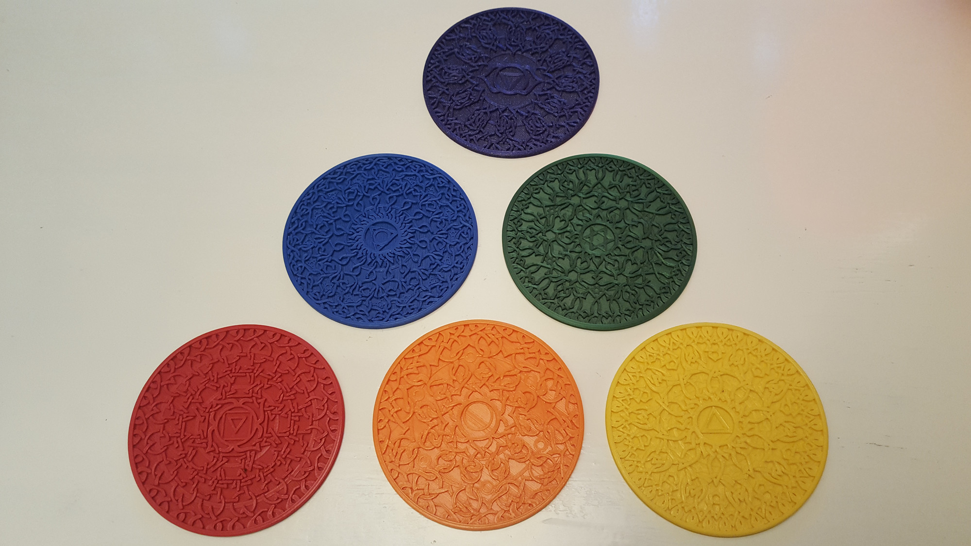 STL file Third Eye Chakra Coaster 👁️・Design to download and 3D print・Cults