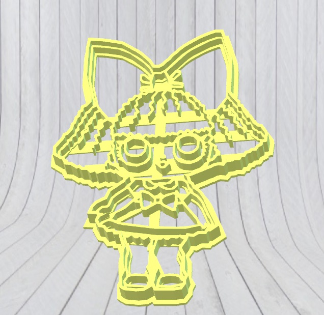 STL file LOL Cookie Cutter Doll, Cookie Cutter・3D print design to ...