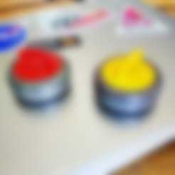 Download free STL file Mini Curling Stones • 3D printer model ・ Cults