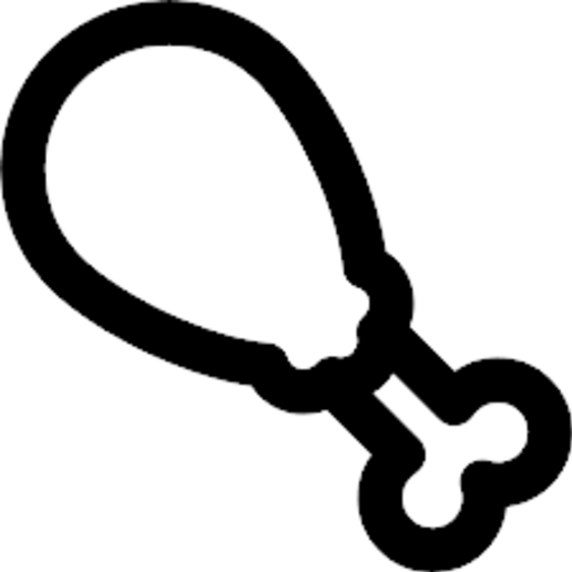 Download STL file Chicken Foot - Chicken Pata • 3D printing object ・ Cults