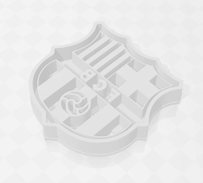 STL file Football Club Barcelona Cookie Cutter・3D printing model to ...