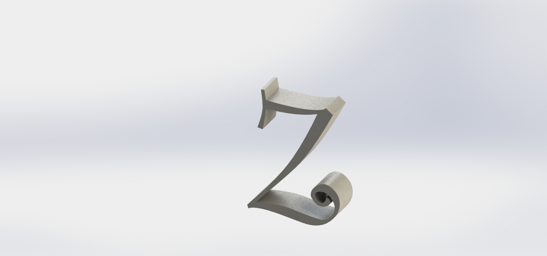 STL file Letter Z・Template to download and 3D print・Cults