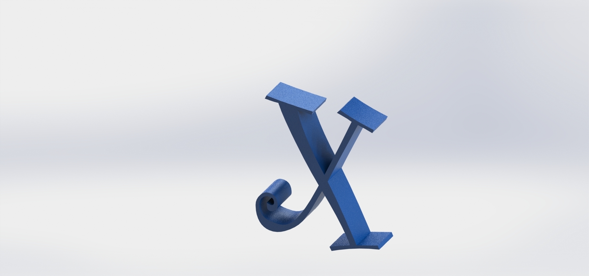 STL file Letter X・3D printing template to download・Cults