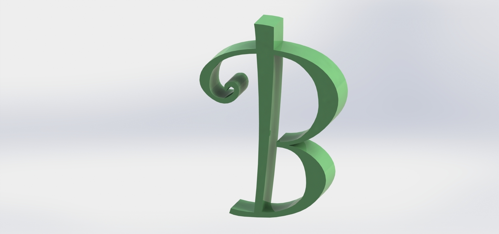 STL file Letter B 🏫・3D print design to download・Cults