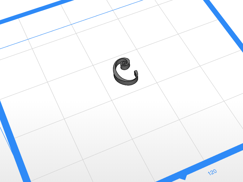 STL file Letter C・3D printer model to download・Cults