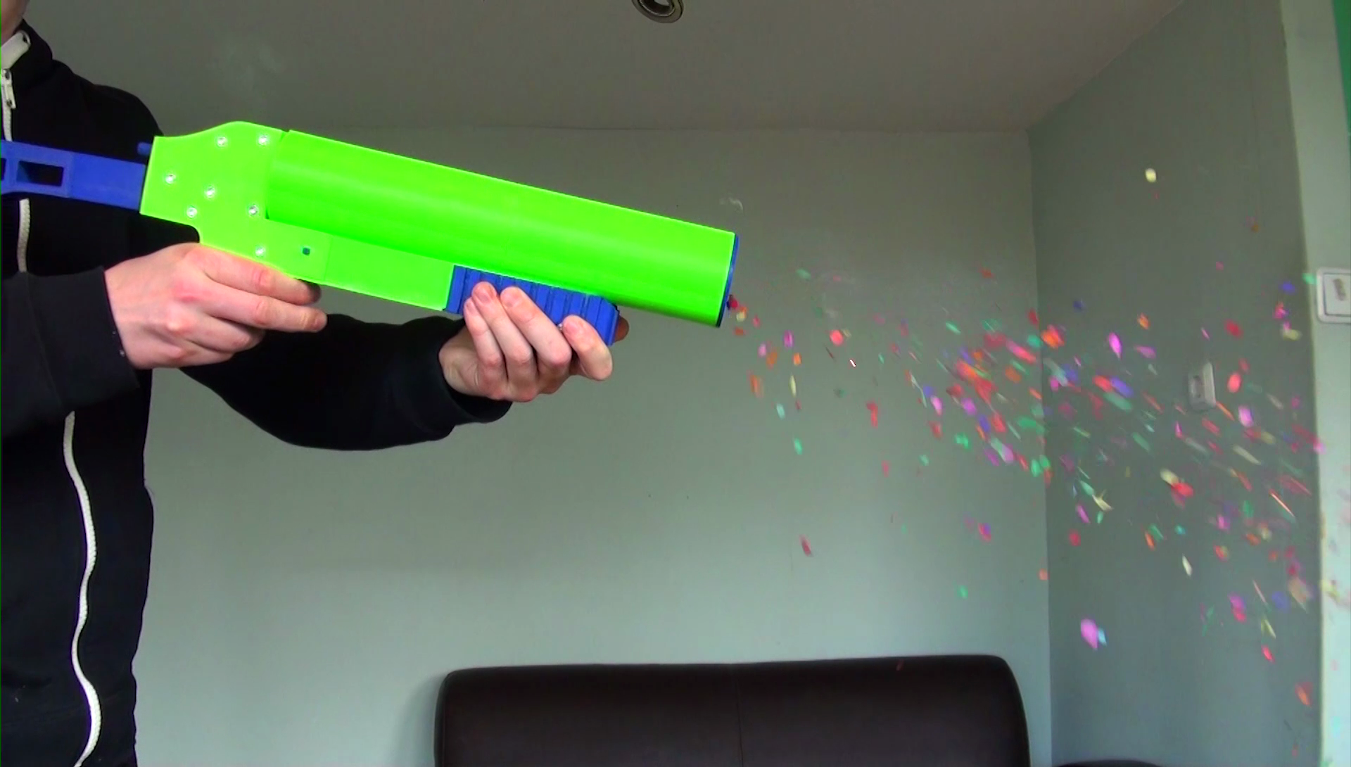 Free STL file 3D Printed Party Popper Pistol・Template to download and ...