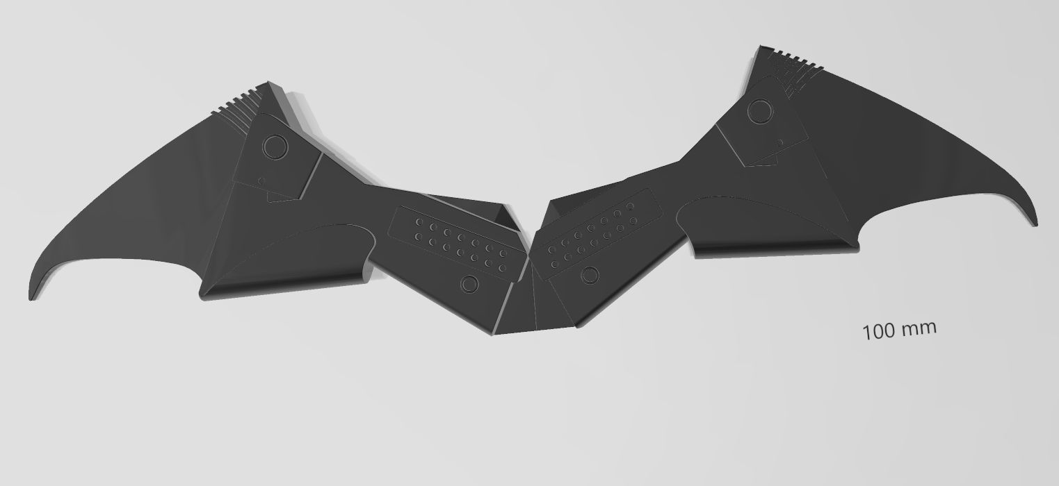 3D file The new 2021 Batman Chest logo / wepon - Robert Pattinson PLUS ...