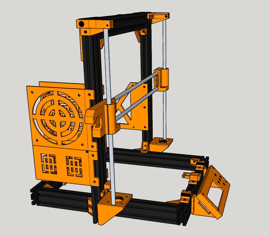 Free STL file AM8 Anet A8 Electronics Housing・3D printable design to ...