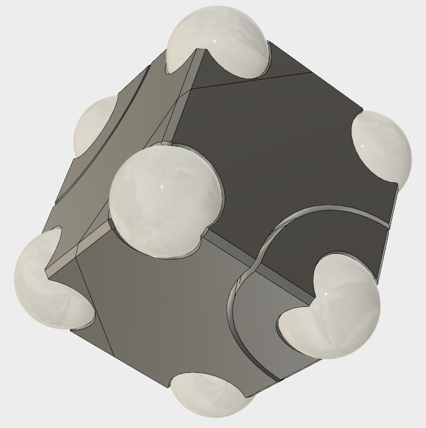 Free STL file Cube Spinner with Ball-Vertices 👌・3D printable design to ...