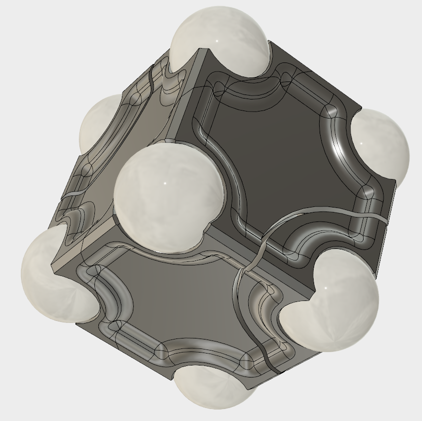 Free STL file Cube Spinner with Ball-Vertices 👌・3D printable design to ...