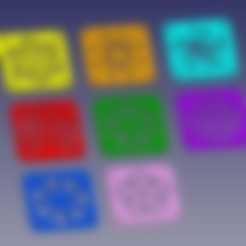 Download free STL file 40mm_fan_cover_set • 3D printing design ・ Cults