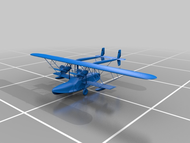 Archivo 3D gratuito Hidroavión Sikorsky S-38 ️ ・Design para impresora 3D para descargar・Cults