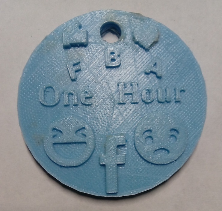Free 3D file FaceBook Anonymous Badges・3D printer design to download・Cults