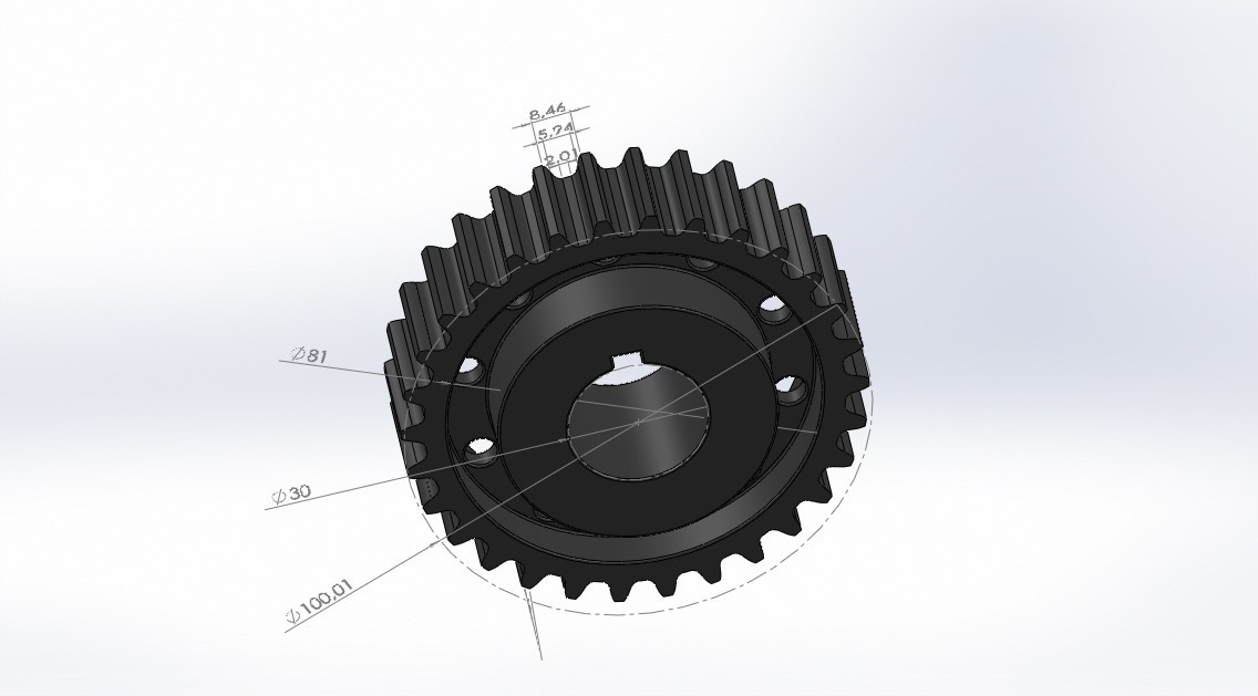 STL file gear 38 teeth (gear 38 teeth) ⚙️・Design to download and 3D ...